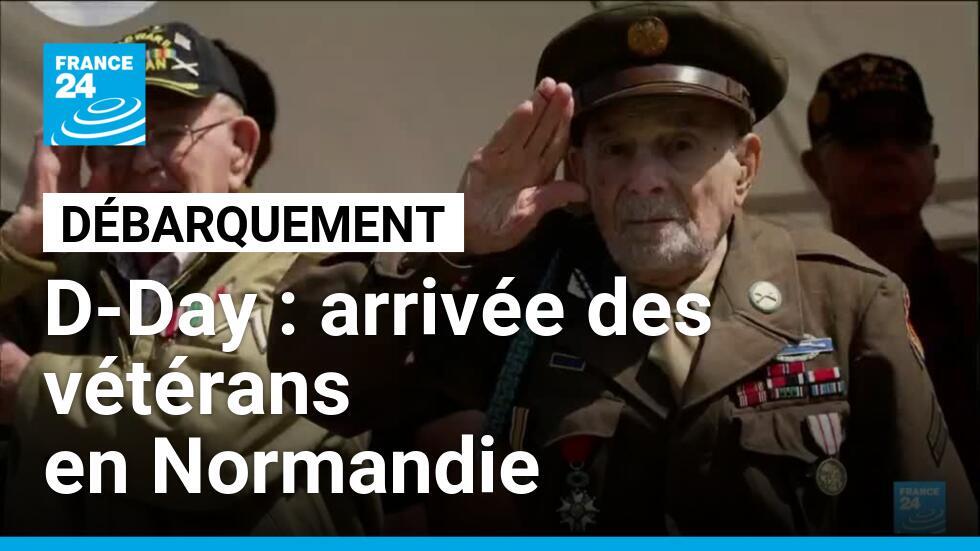 80 ans du débarquement : arrivée des vétérans en Normandie - France 24